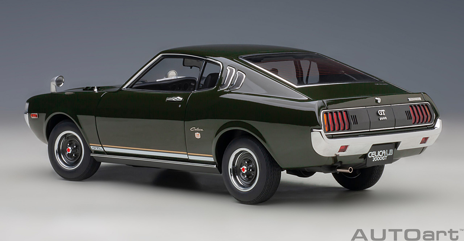 Autoart Toyota Celica Liftback 2000GT, 1973 Moss Green
