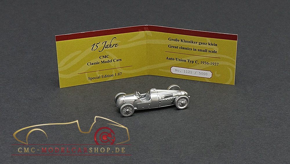 CMC Auto Union Typ C, anniversary model 15 Years CMC, 1:87-CMC A-008