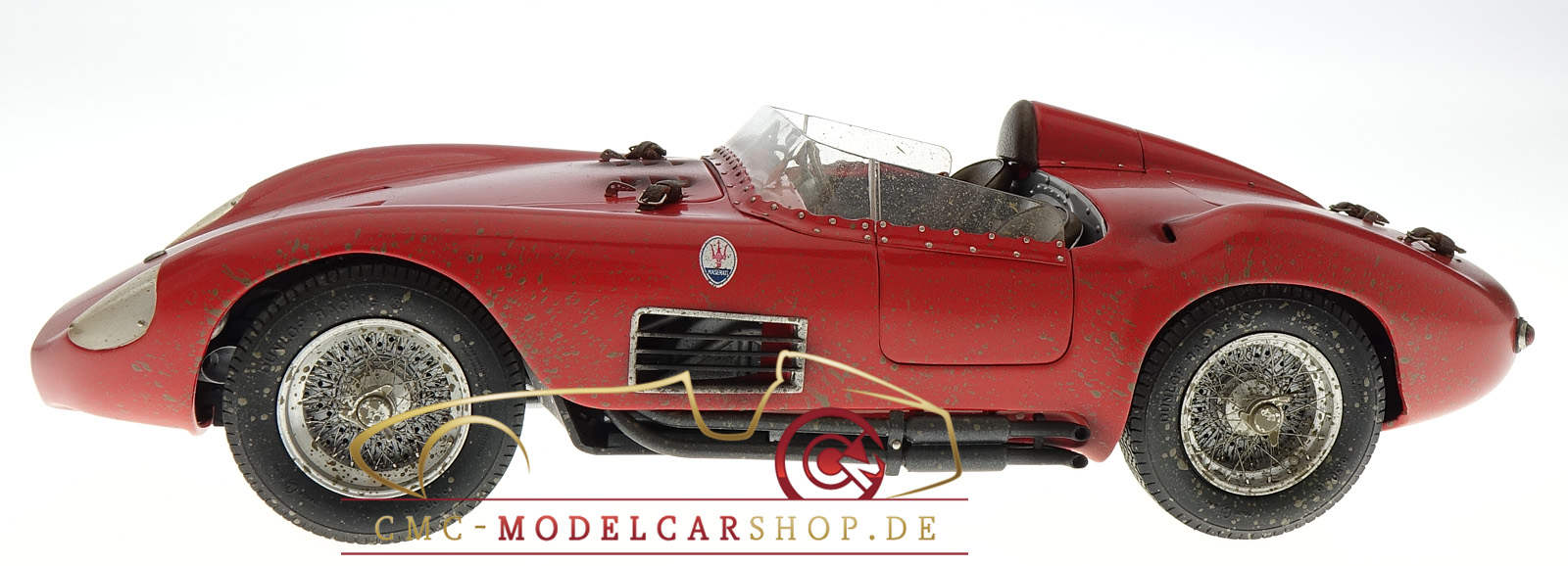 M172 CMC Diorama Maserati 300S Dirty Hero, cmc-modelcarshop.de